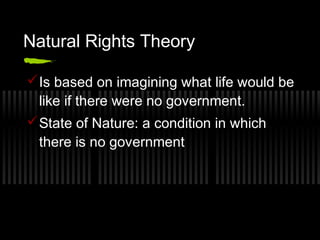 What Are Some Natural Rights