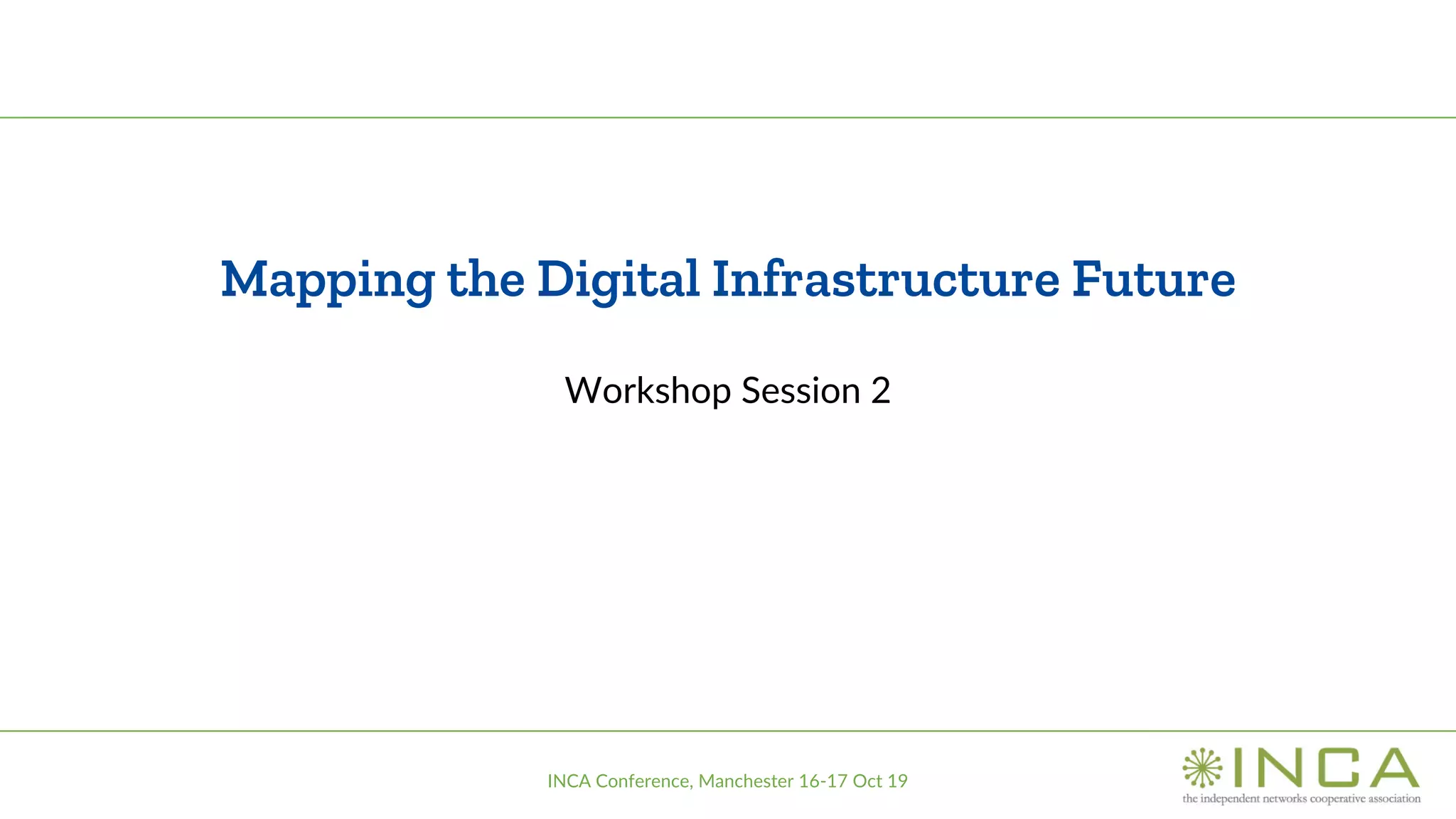 Mapping the Digital Infrastructure Future | PPT