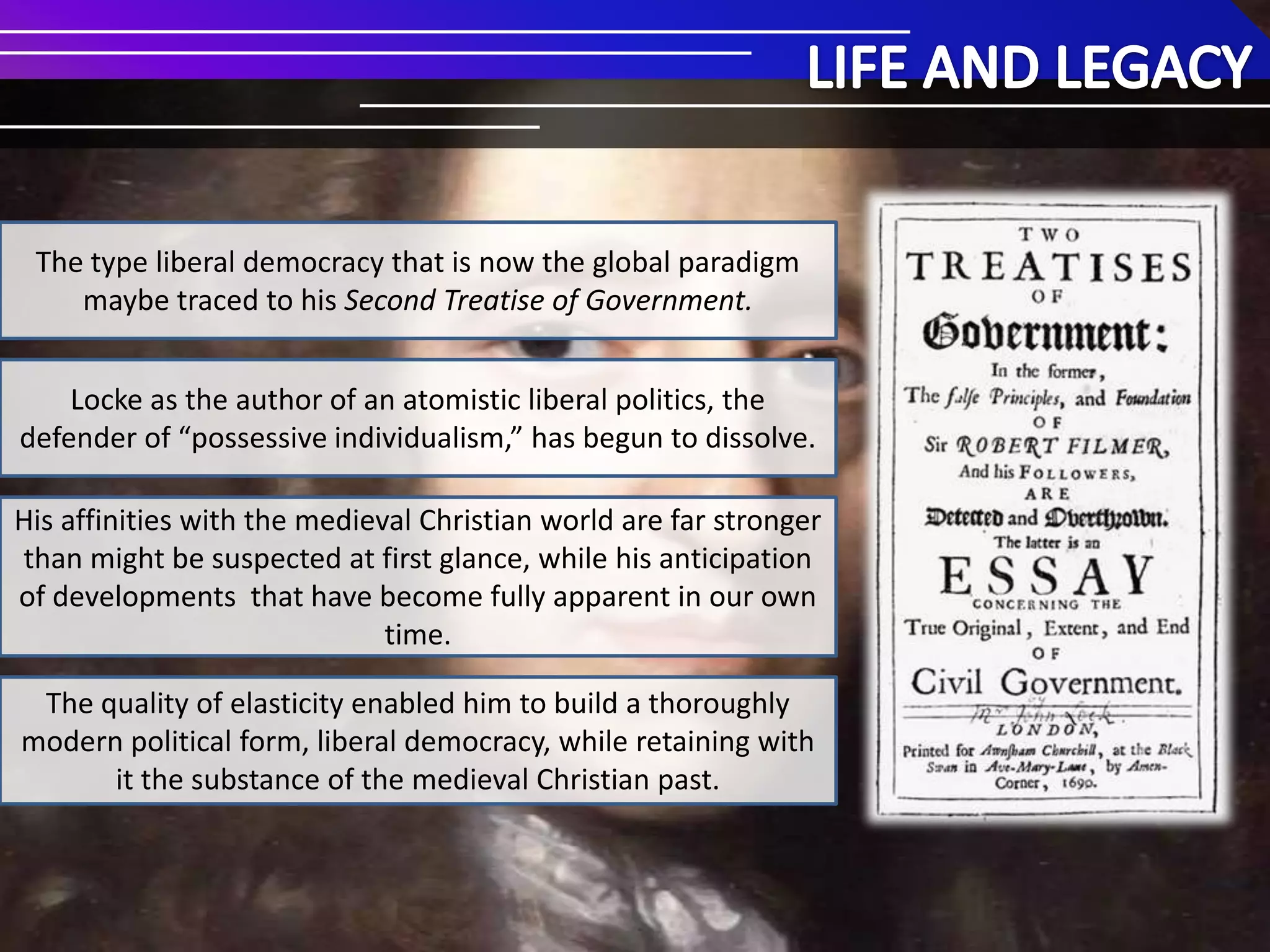 John Locke's Political Philosophy | PPTX