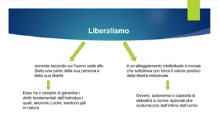 Locke e il liberalismo politico. | PPT