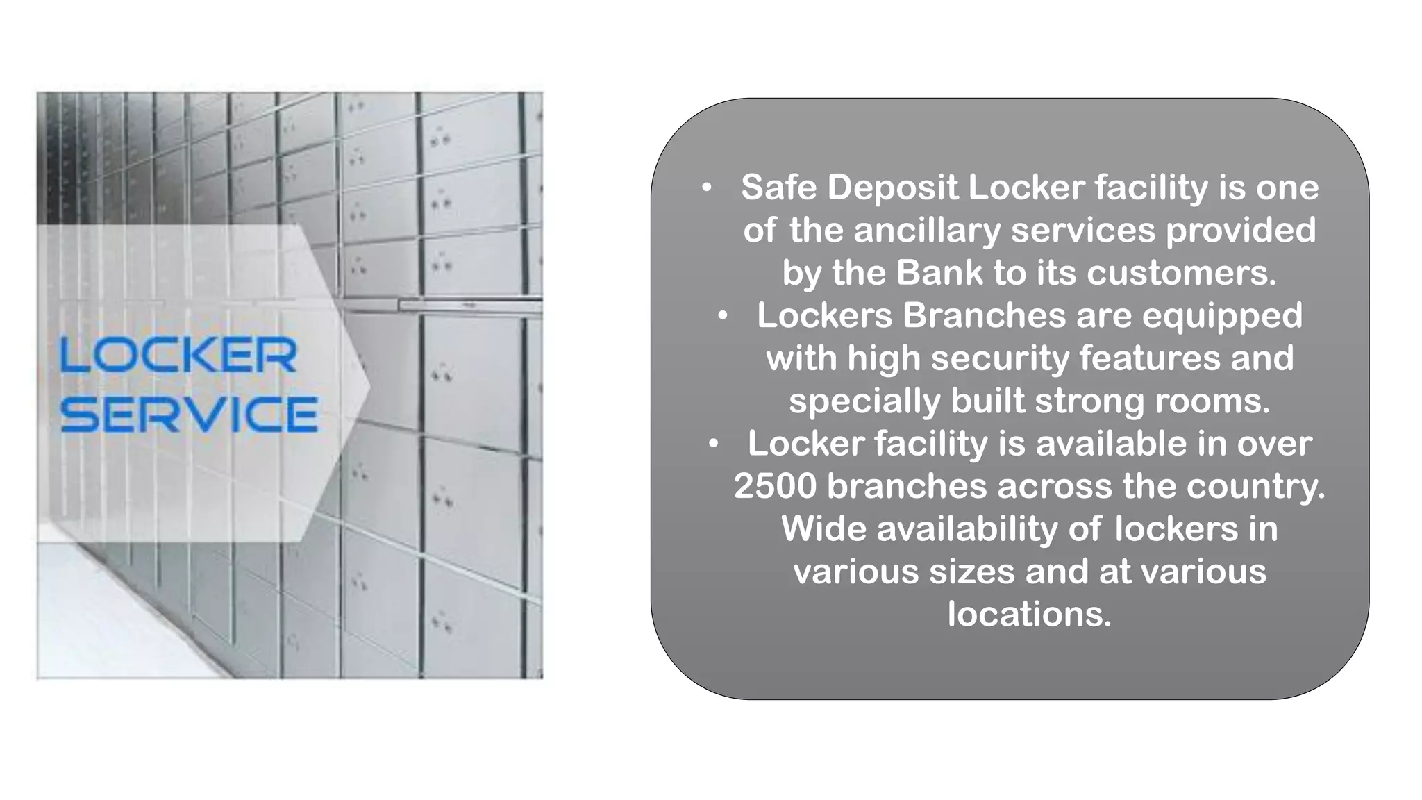 Locker services | PDF