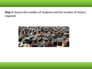 Design Process - Lockers | PPT