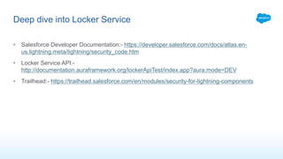 Dreamforce 2018 Locker Service | PPT