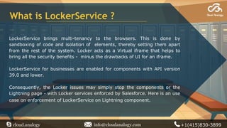 Locker services and lightning components | PPT