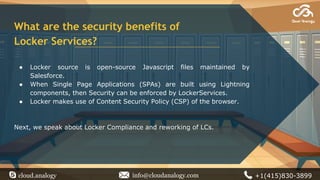 Locker services and lightning components | PPTX