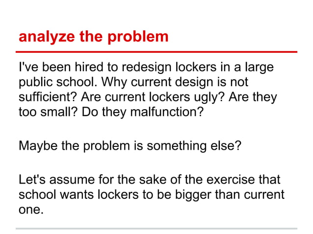 Lockers redesign | PPT