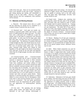 Lock gates and operating equipments | PDF