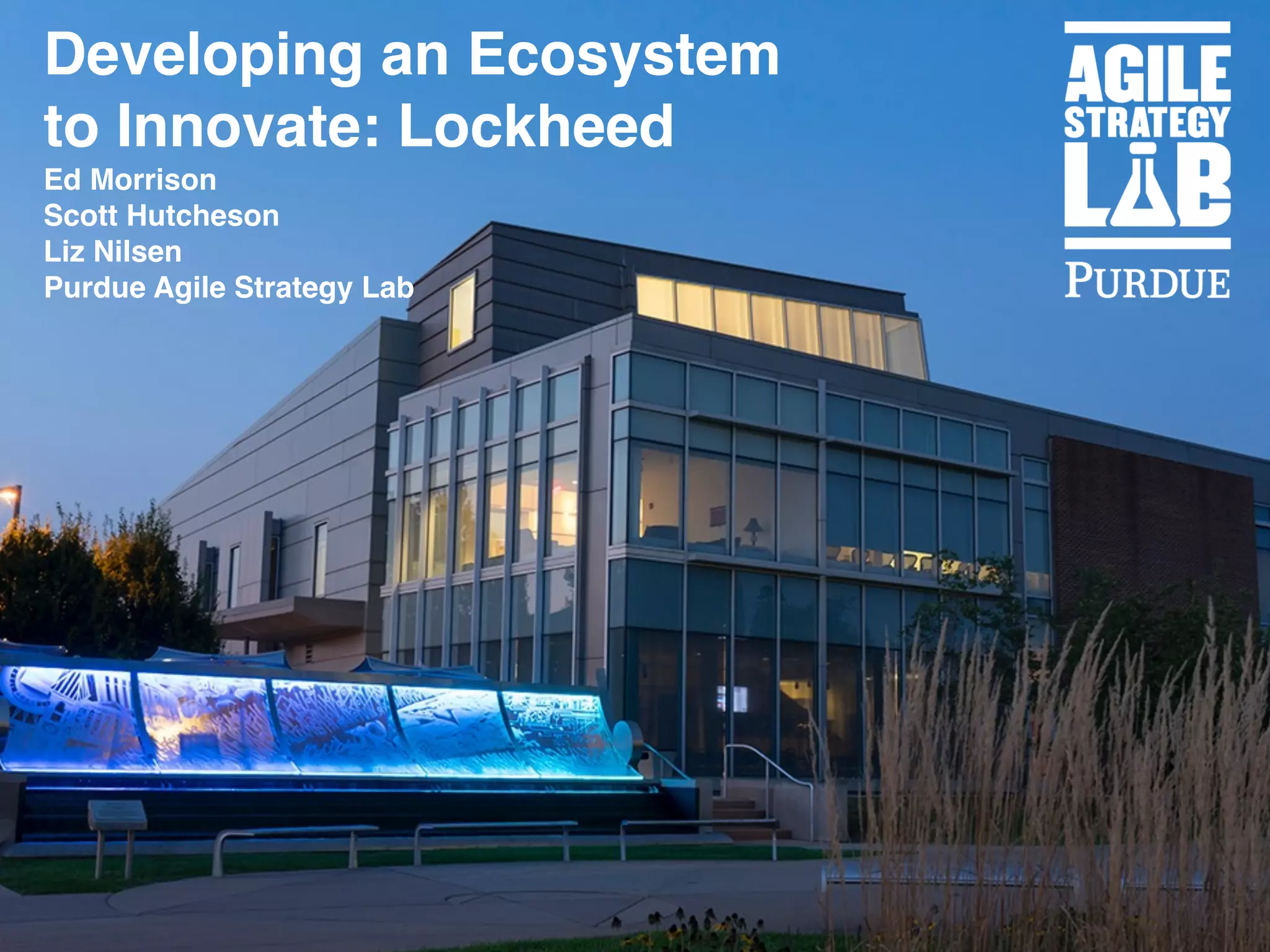 Lockheed: Developing an Ecosystem to Innovate | PDF