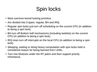 Linux Locking Mechanisms | PPT