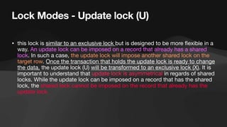 Understanding Locking Mechanisms in Database Systems | PDF