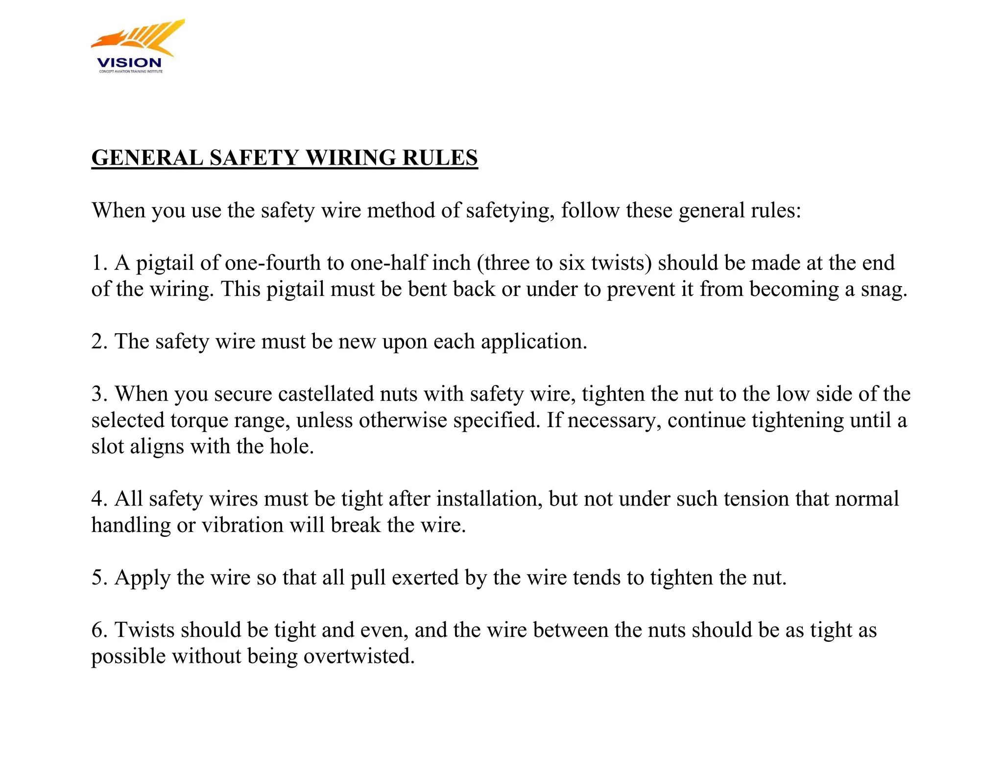 Locking Wire Manual Pdf