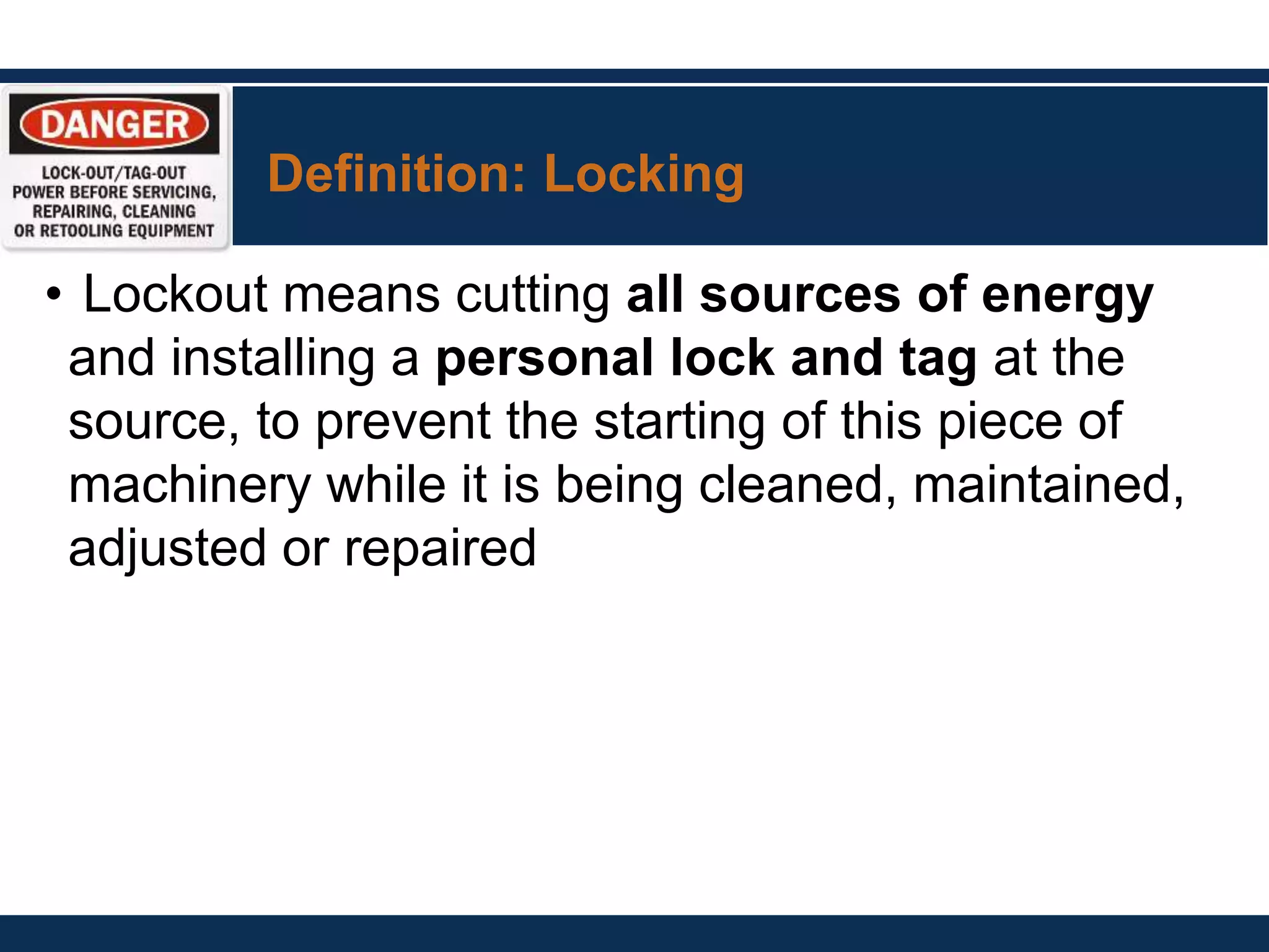 Lockout tagout | PPT