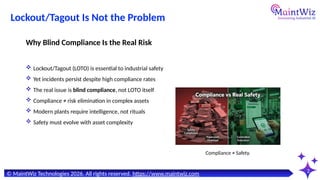 Lockout Tagout Is Not the Problem: How AI-Powered CMMS Eliminates Blind ...