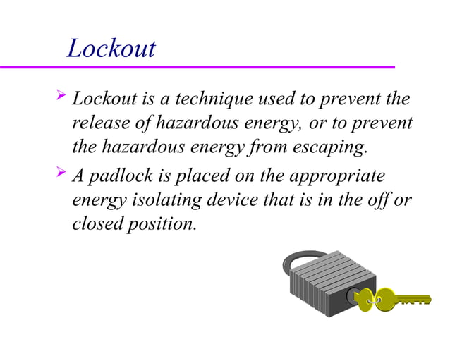 lockout-tagout-presentation for workplace | PPT