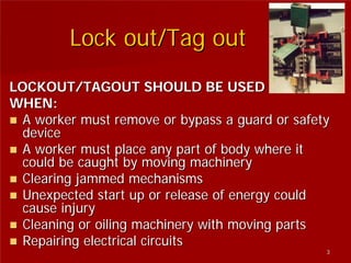 Lockout tagout safety awareness - online 2009 | PDF