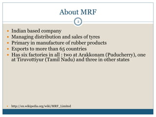 Lockout at mrf tyres | PPT