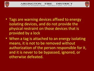 Control of Hazardous Energy | PPT