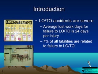 Lockout tagout2 | PPT