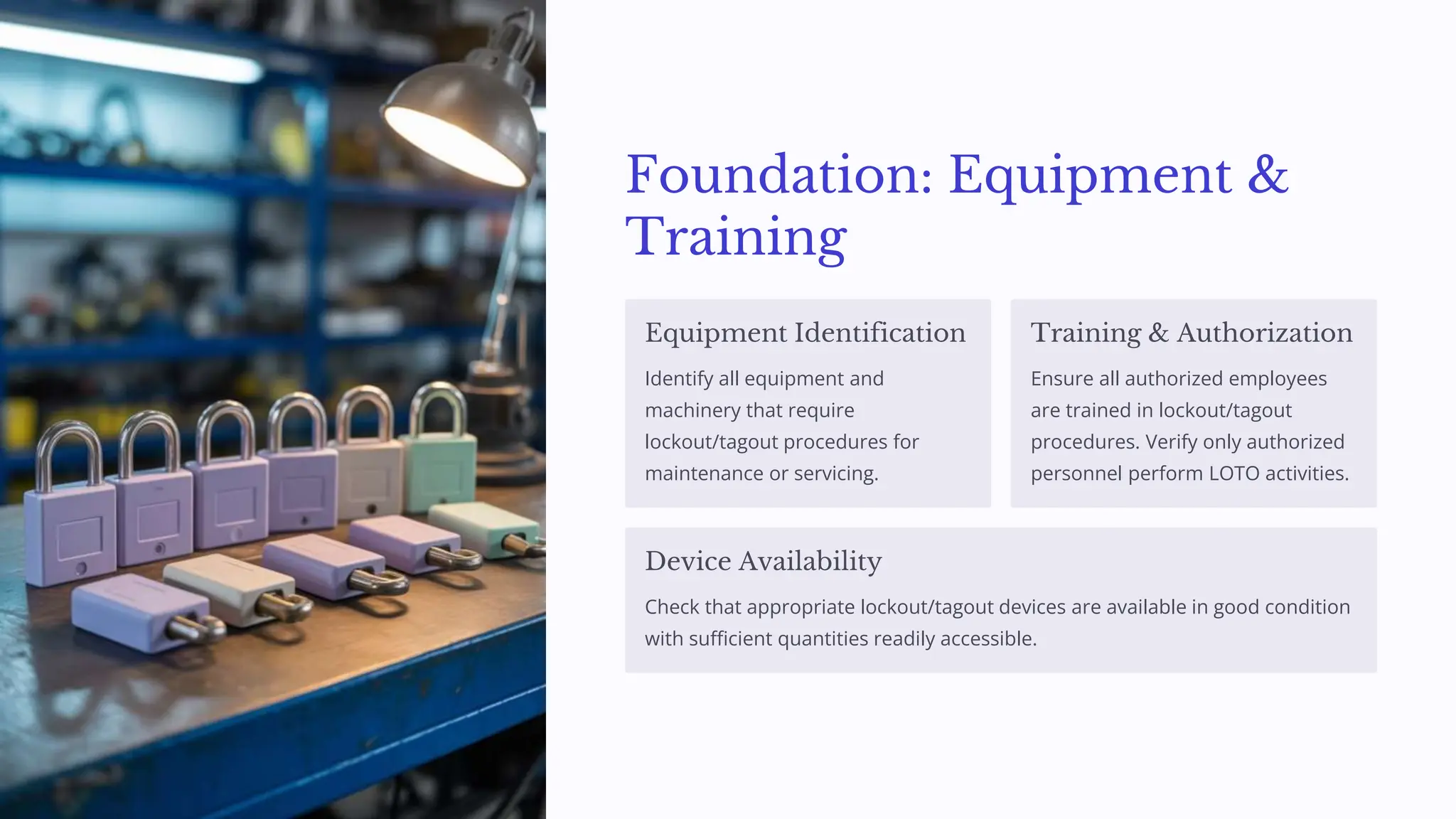 Lockout Tagout Procedure Checklist with eAuditor Audits & Inspections | PDF