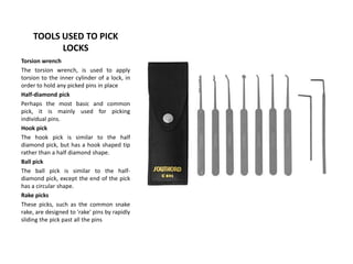 Lock picking | PPTX
