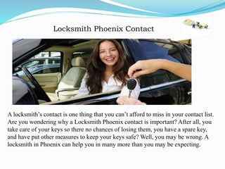 Locksmith phoenix | PPT
