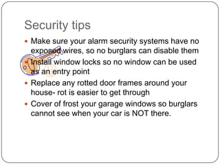Locksmith security tips | PPT