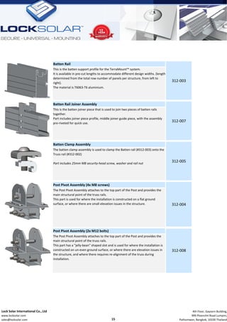 Lock Solar Product Catalogue | PDF