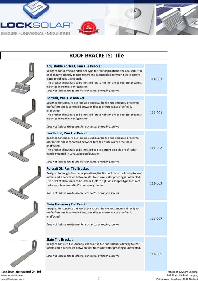 Lock Solar Product Catalogue | PDF | Home Appliances | Home & Garden