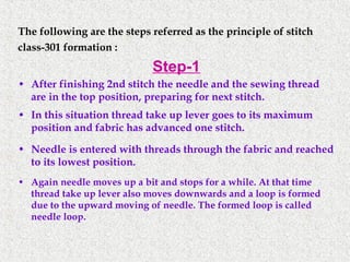Lock stitch formation | PPT