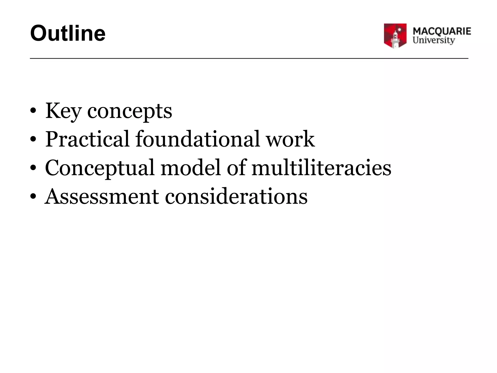 Assessing multiliteracies in a multimodal environment | PPTX ...