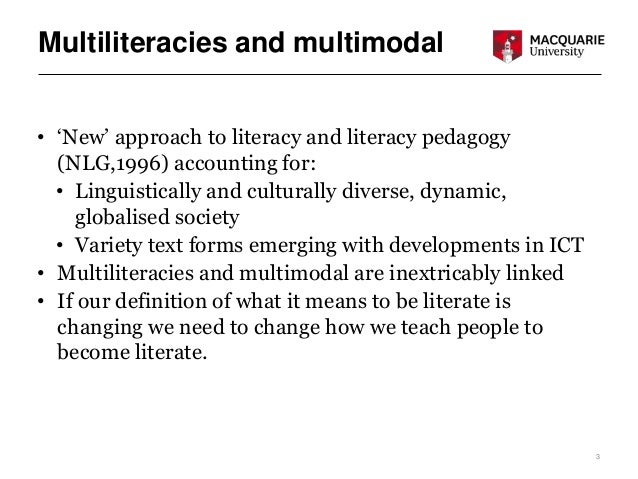 Assessing multiliteracies in a multimodal environment