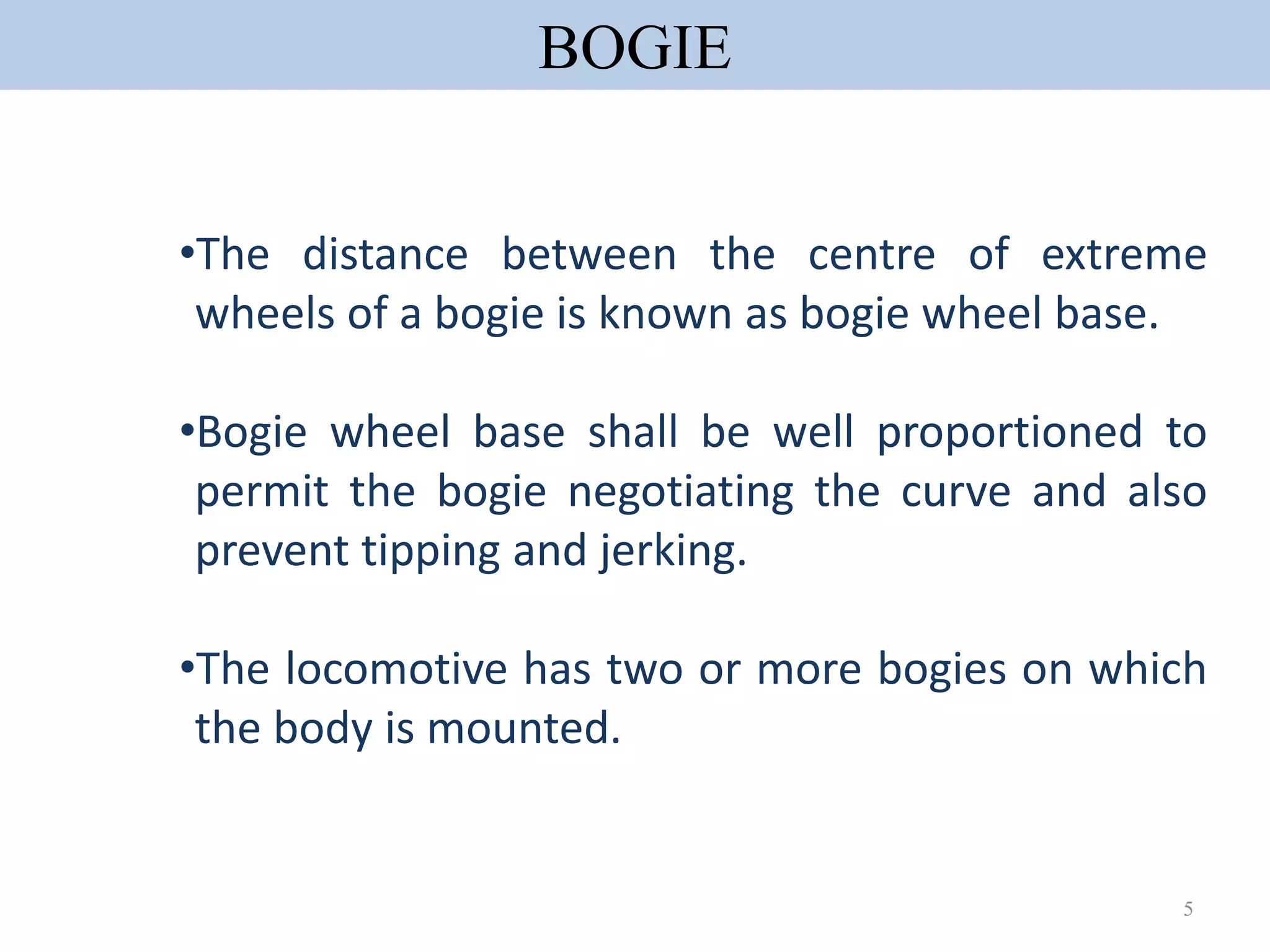 Loco bogies clw | PDF