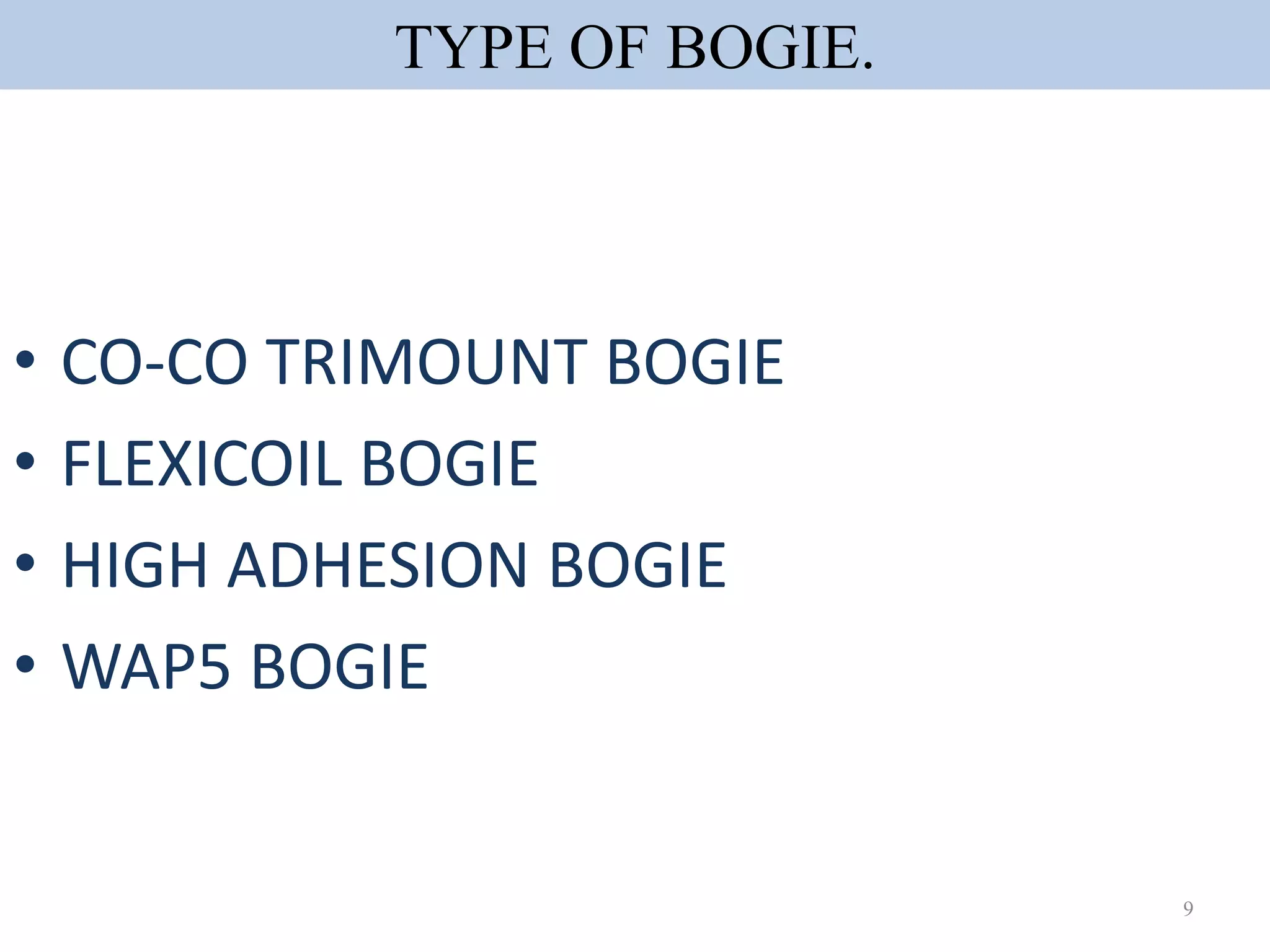 Loco bogies clw | PDF