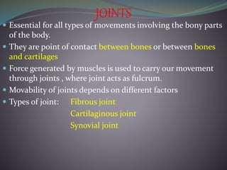 Locomotion and movement In Humans | PPTX