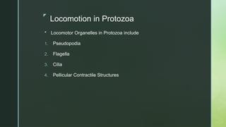 Different methods of Locomotion in Protozoa.pptx