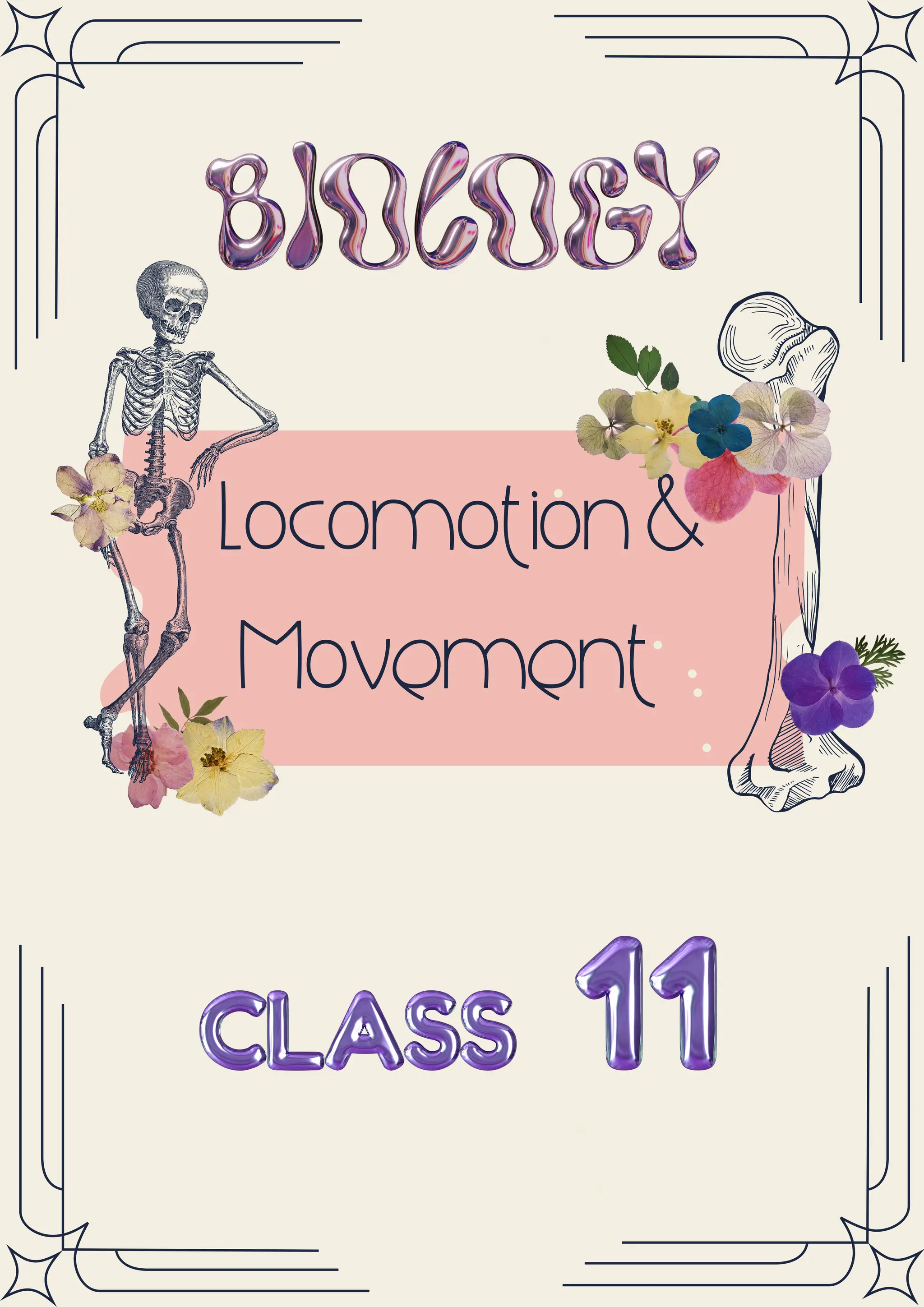 Locomotion and Movement Class 11th CBSE NCERT | PDF