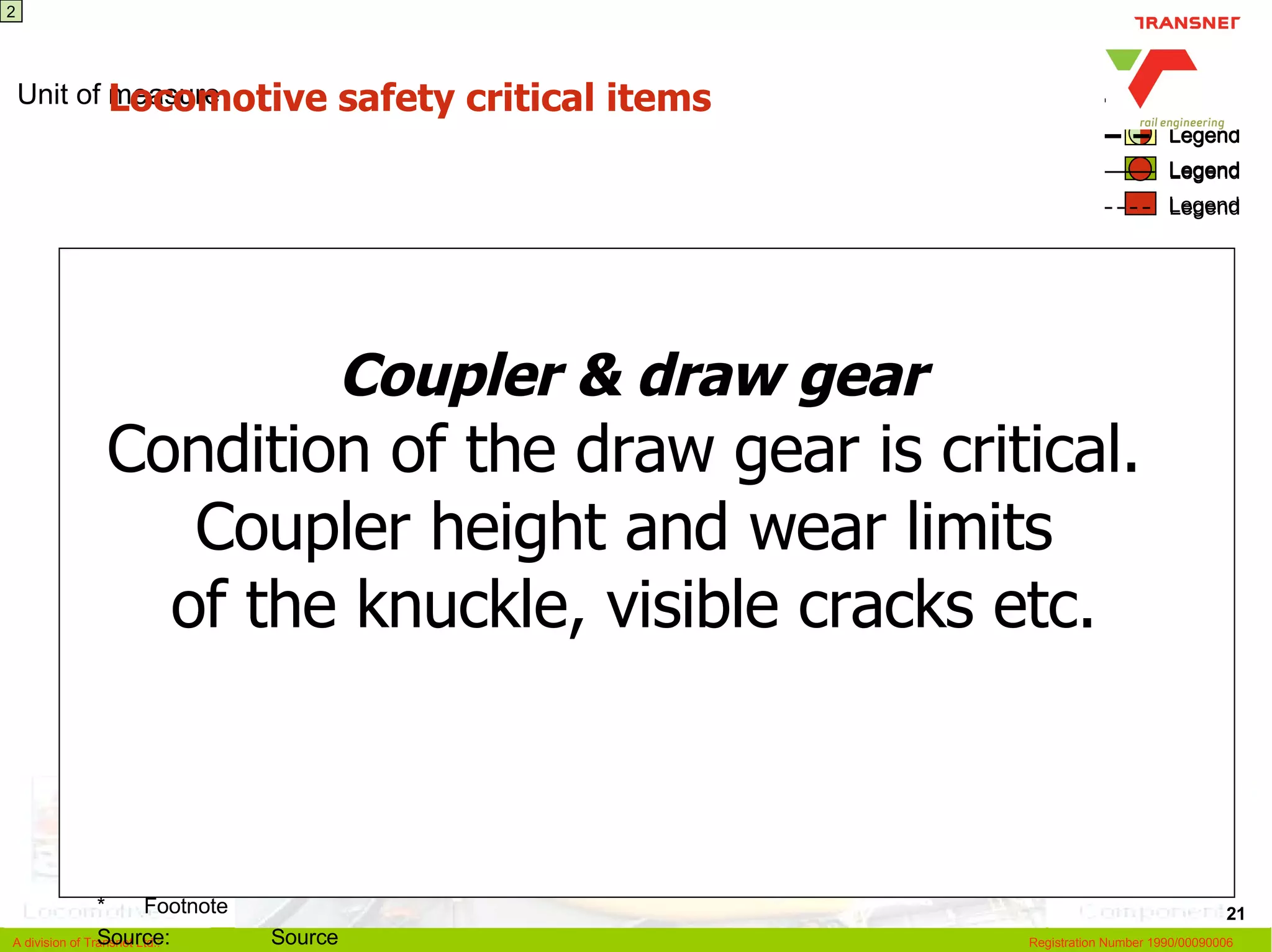 LOCOMOTIVE SAFETY CRITICAL SYSTEMS and RAILWAY SAFETY REGULATOR | PPT