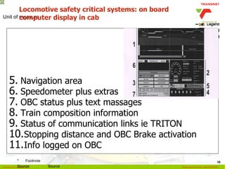 LOCOMOTIVE SAFETY CRITICAL SYSTEMS and RAILWAY SAFETY REGULATOR | PPT