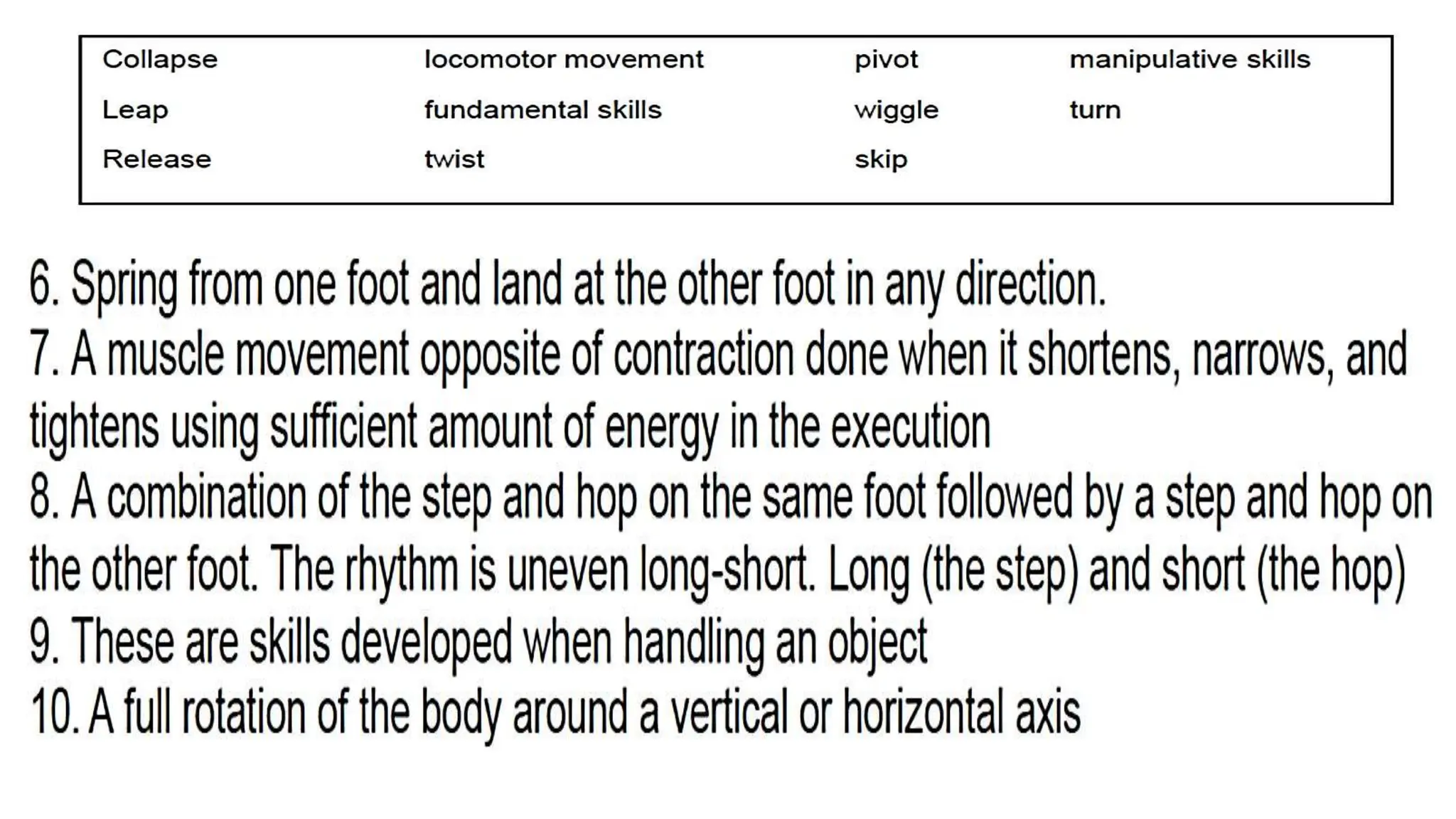 LOCOMOTOR AND NON LOCOMOTOR MOVEMENTS.pptx