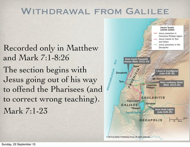 202, Life of Christ, section 7c: Later Galilean ministry, withdrawal | PDF
