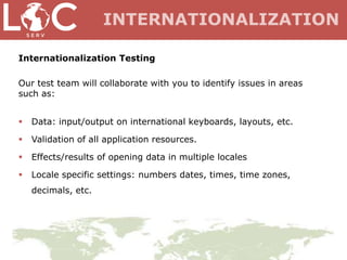 LocServ - presentation of great localization and internationalization ...