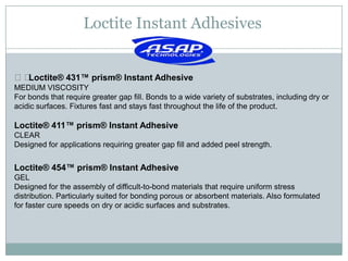 Loctite Instant-Adhesives | PPTX