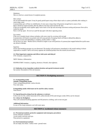 Loctite 406 msds | PDF