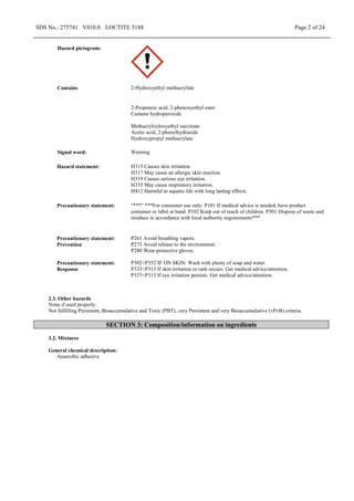 Loctite 5188 msds | PDF