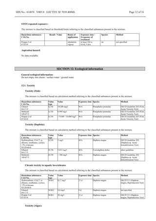 Loctite 7039 400 ml msds | PDF