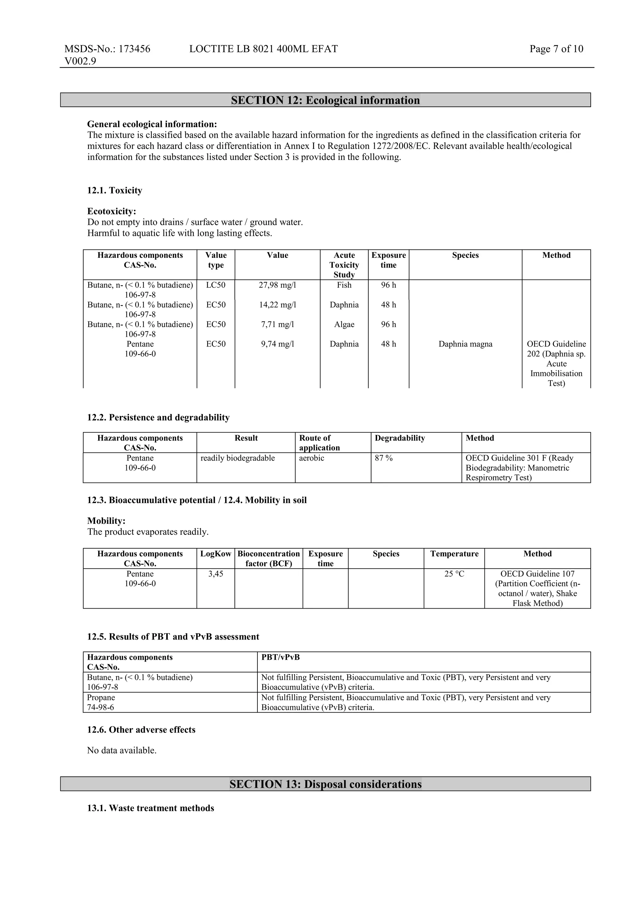 Loctite lb 8021 400ml msds 1727641 | PDF