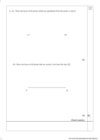 Locus & construction | PDF