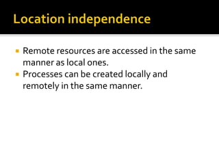 Locus Distributed Operating System | PPTX