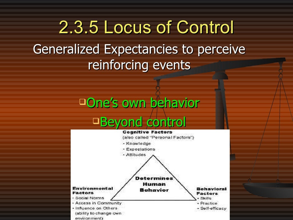 Locus of control ppts