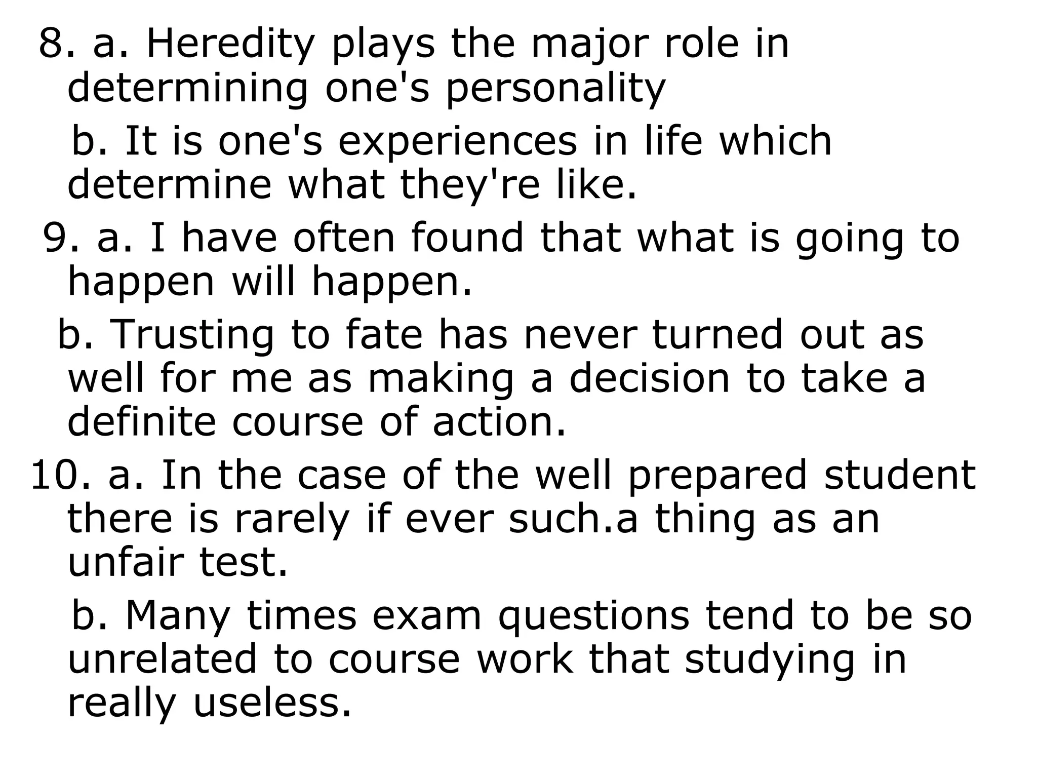 Locus of control test good one for business.ppt